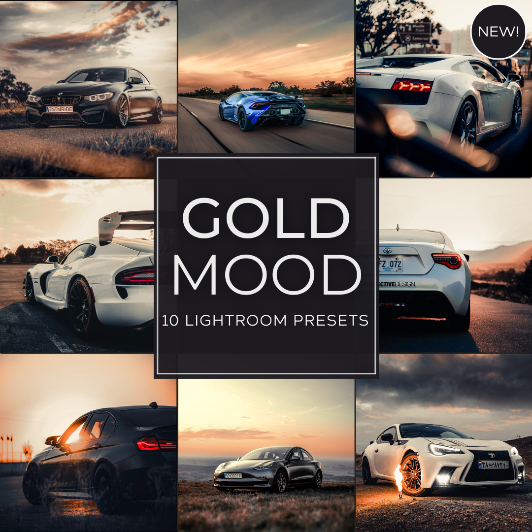 Gold Mood Lightroom Presets Pack – Digital Bolt Ons