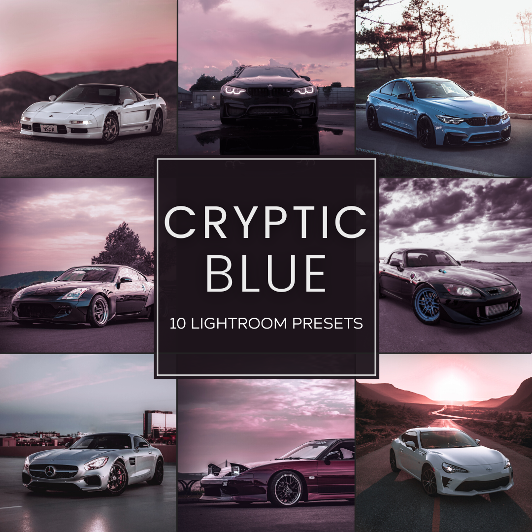 Cryptic Blue Lightroom Presets Pack – Digital Bolt Ons